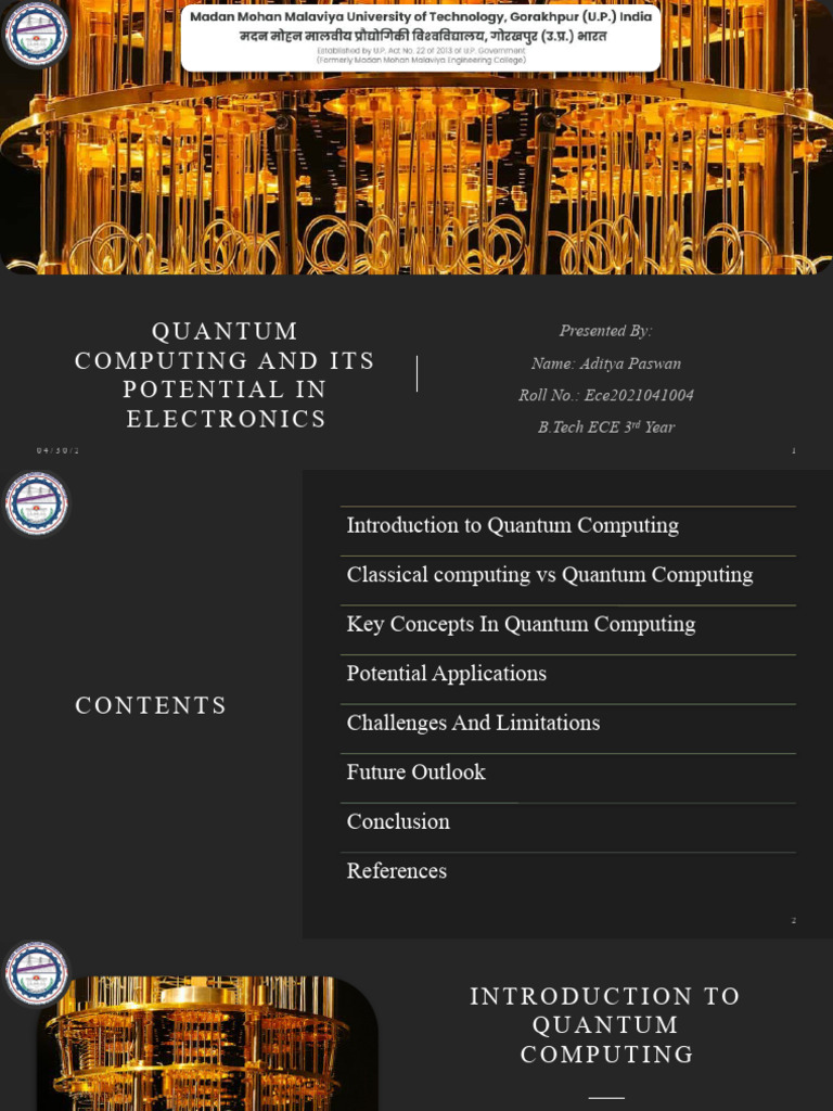 Seminar | PDF | Quantum Computing | Computing