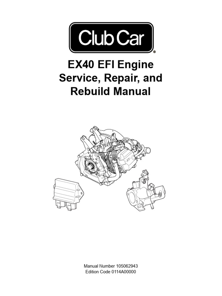 Subaru EX40 EFI Gas Engine - Service Manual | PDF | Piston | Internal ...