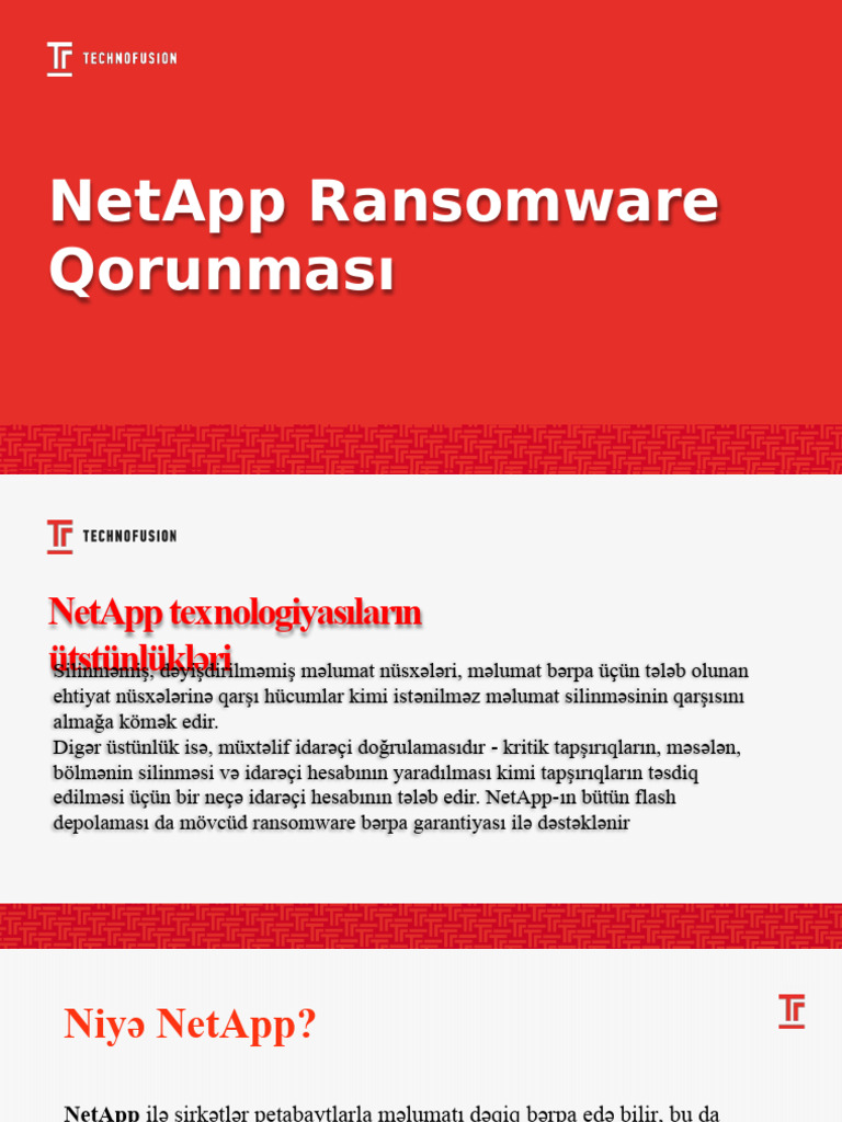 NetApp Ransomeware Protection | PDF
