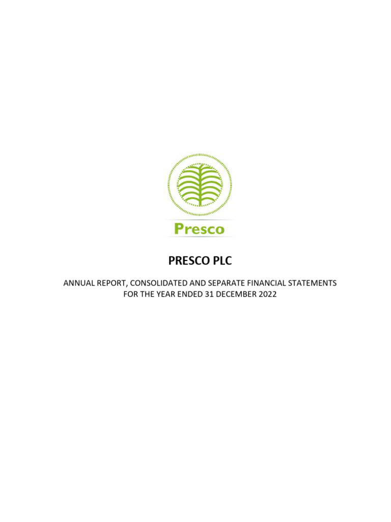 NG Presco 2022 Ar 00 | PDF | Risk Management | Risk