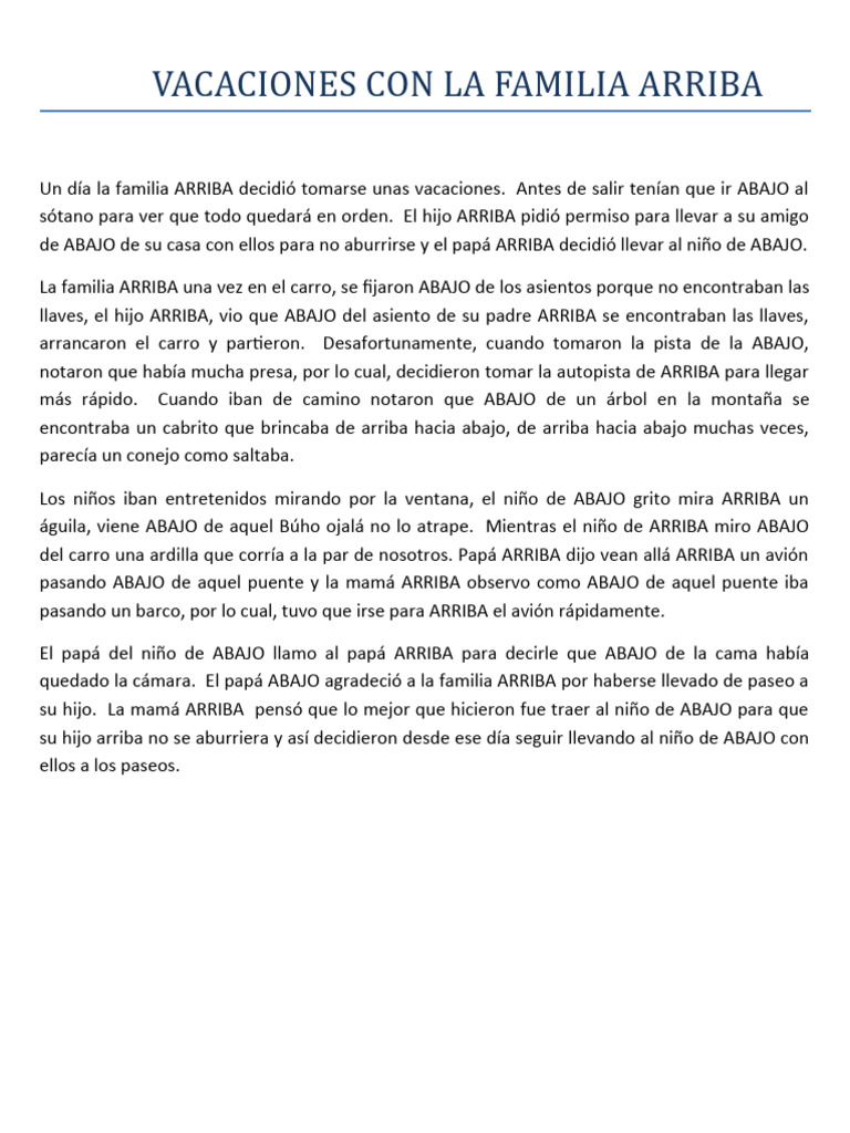 Familia Arriba | PDF