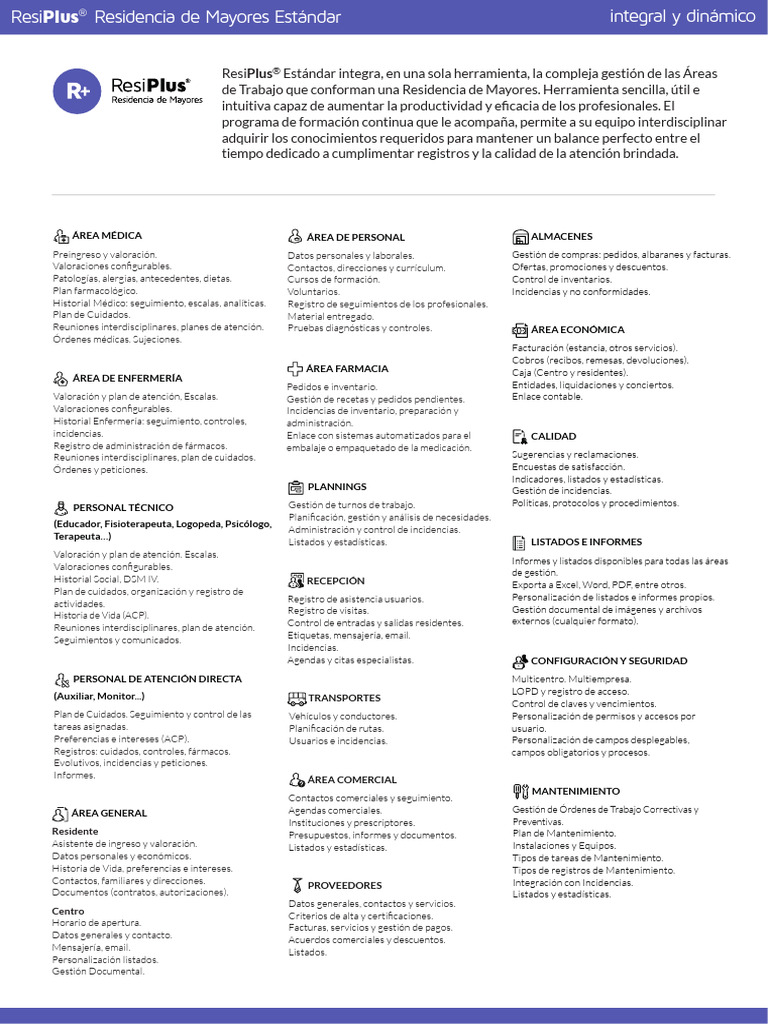 Resiplus Residencia Mayores | PDF | Cuidado de la salud