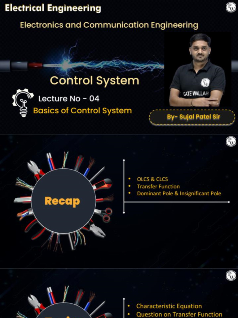 Basics of Control System 04 - Class Notes | PDF