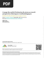 Modèle de Karasek : Stress au Travail | PDF | Psychologie | Stress ...