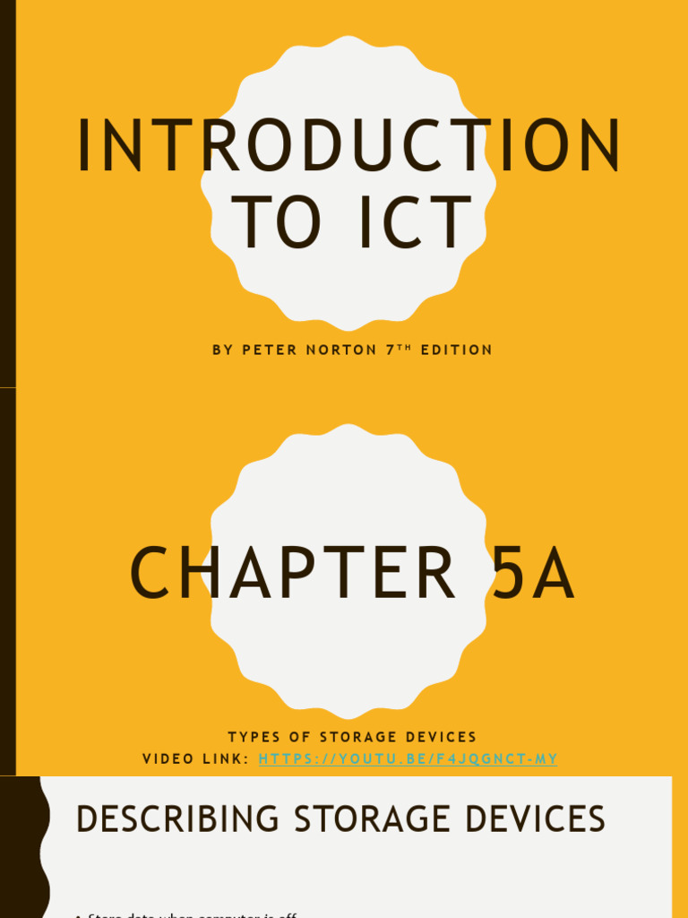 Lecture#10-Introduction To ICT | PDF | Computer Data Storage | Floppy Disk