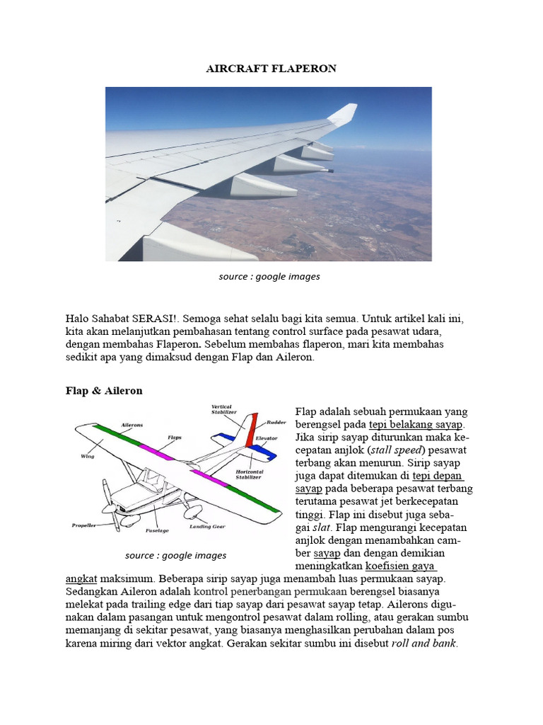 Aircraft Flaperon - Edited | PDF