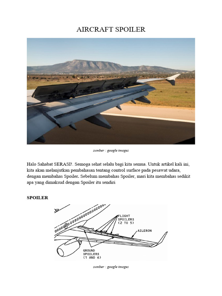 Aircraft Spoiler | PDF