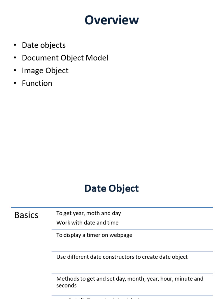 JavaScript II | PDF | Document Object Model | Html JavaScript II | PDF | Document Object Model | Html