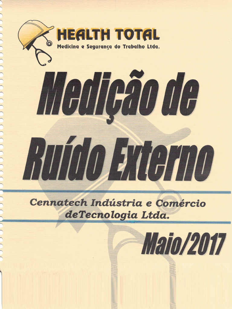 Medição Ruído Externo Cennatech Mai2017 | PDF
