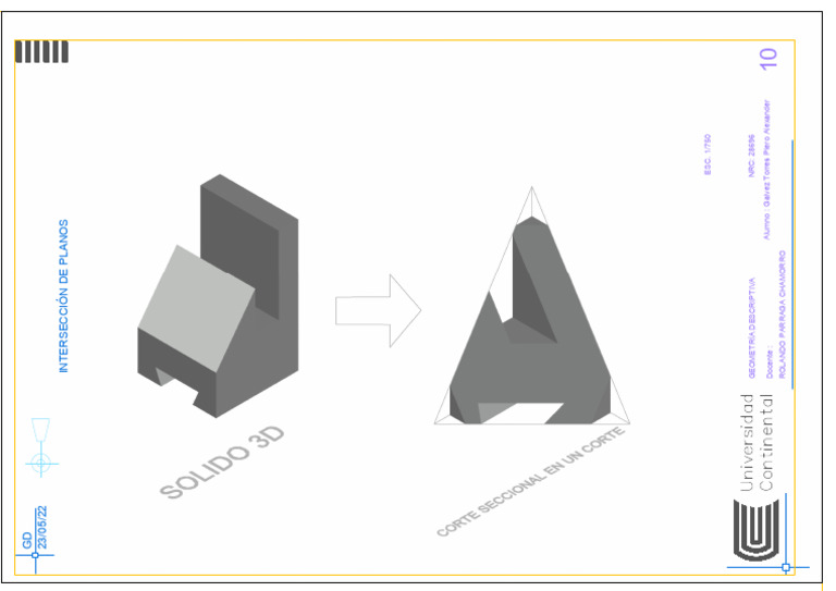 Sem 10 Sistema Axonometrico Práctica-Layout1 | PDF