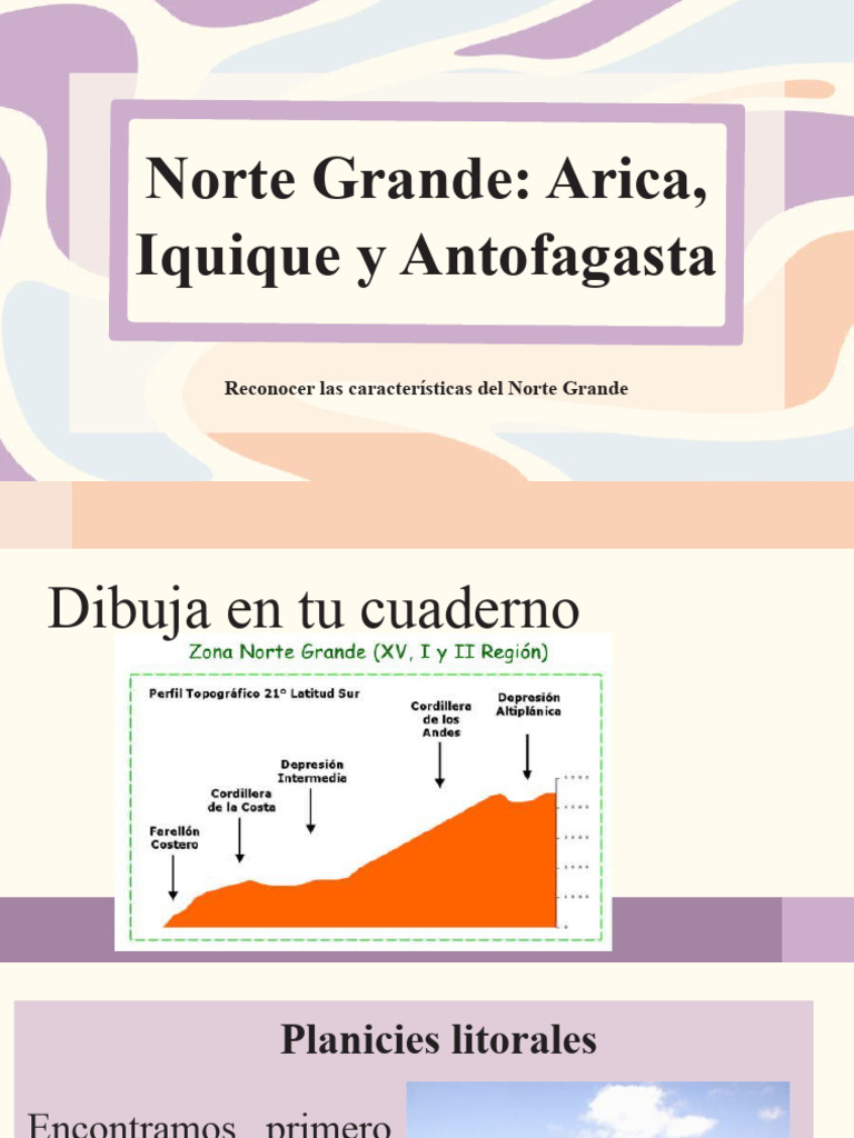 Características del Norte Grande de Chile | PDF | Ciencias de la Tierra ...