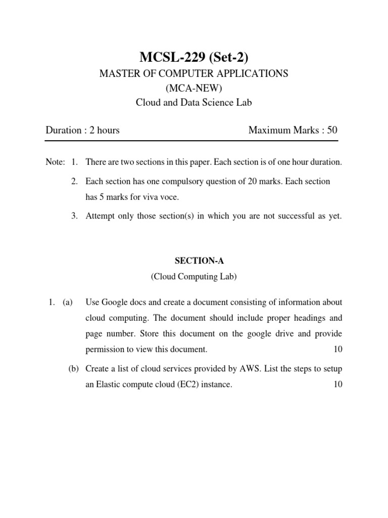 MCSL-229 (Set-2) | PDF | Teaching Methods & Materials | Technology & Engineering