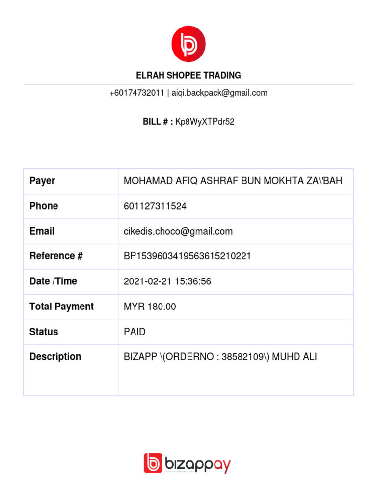 RPT Simple Receipt | PDF