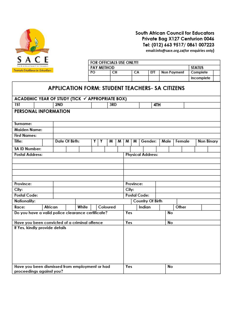Sace Form Pdf Legal Liability Common Law