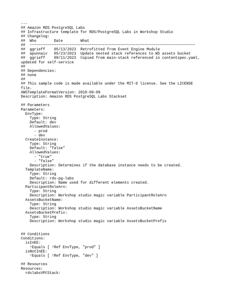 Rds PG Labs Main | PDF | Postgre Sql | Software
