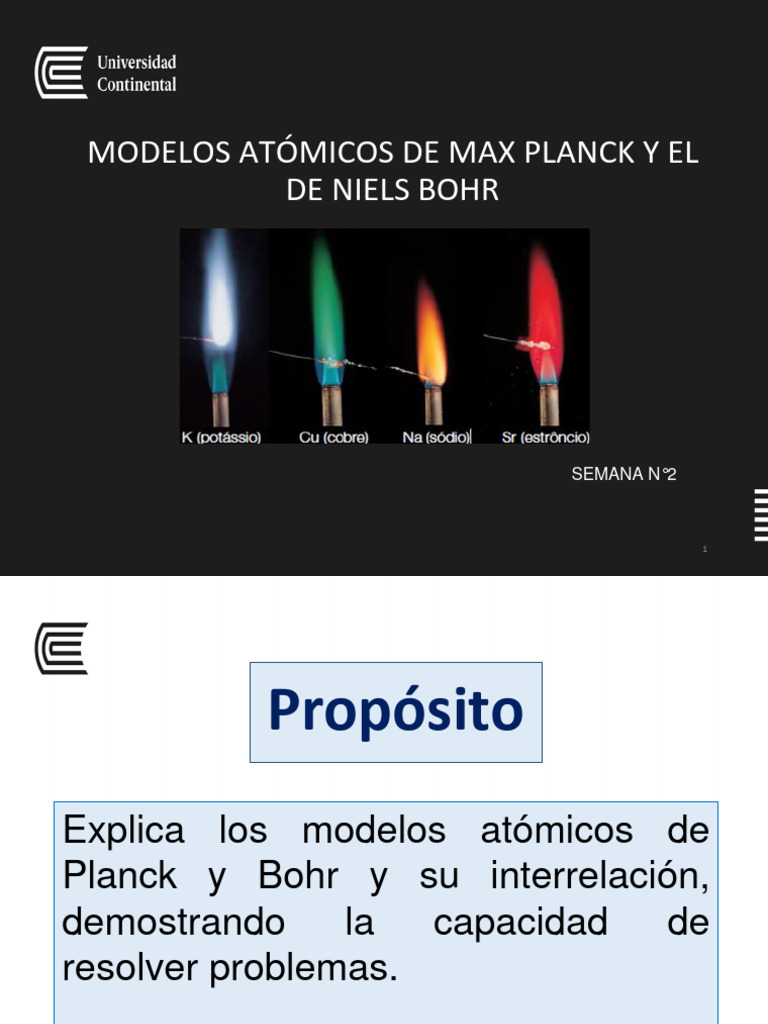 Modelos Atómicos: Planck y Bohr | PDF | Radiación electromagnética | Fotón