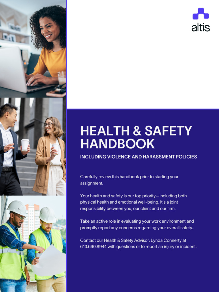 Health & Safety Handbook | PDF | Occupational Safety And Health | Sexual Harassment