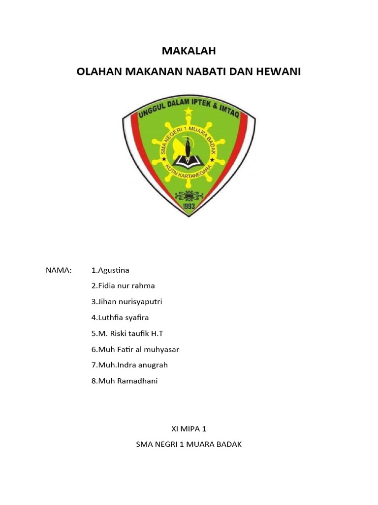 Makalah Prakarya | PDF