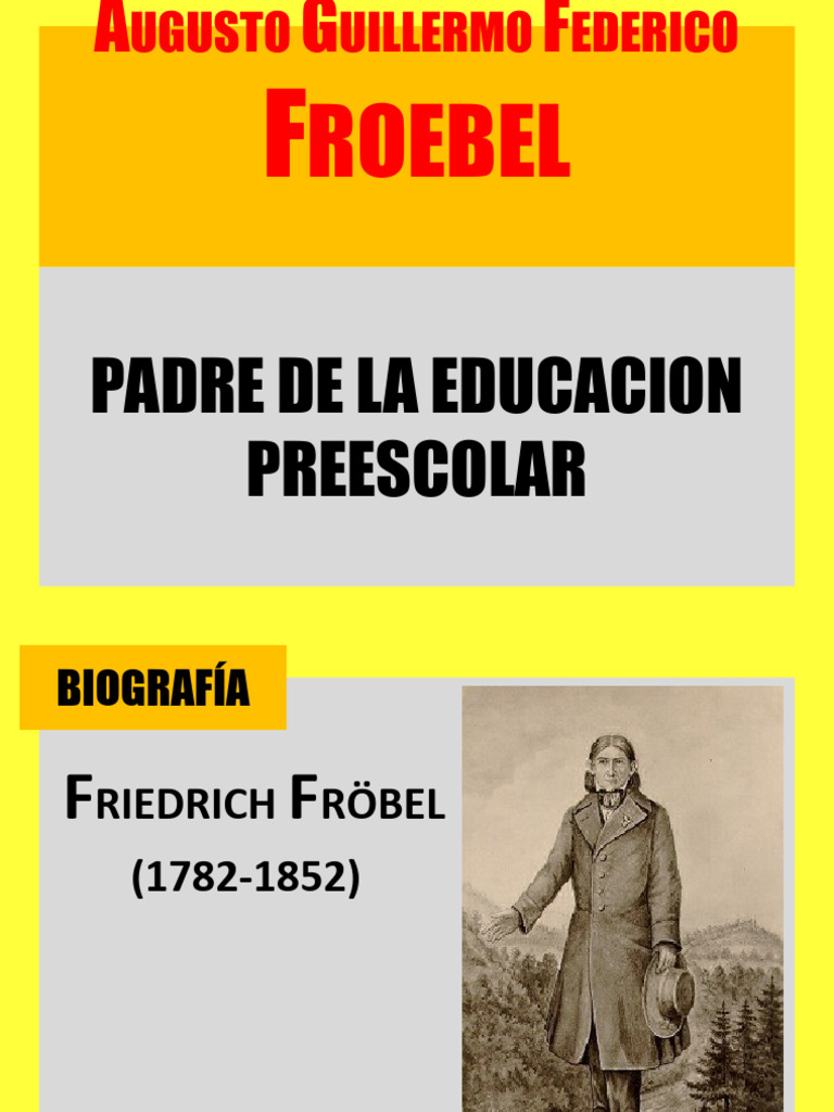 FROEBEL | PDF | Educación de la primera infancia