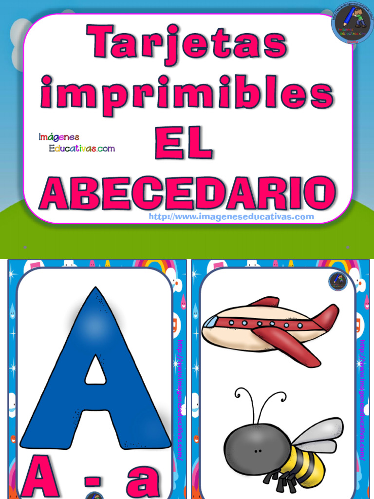 ABC Mayuscula Imprenta Fichas | PDF