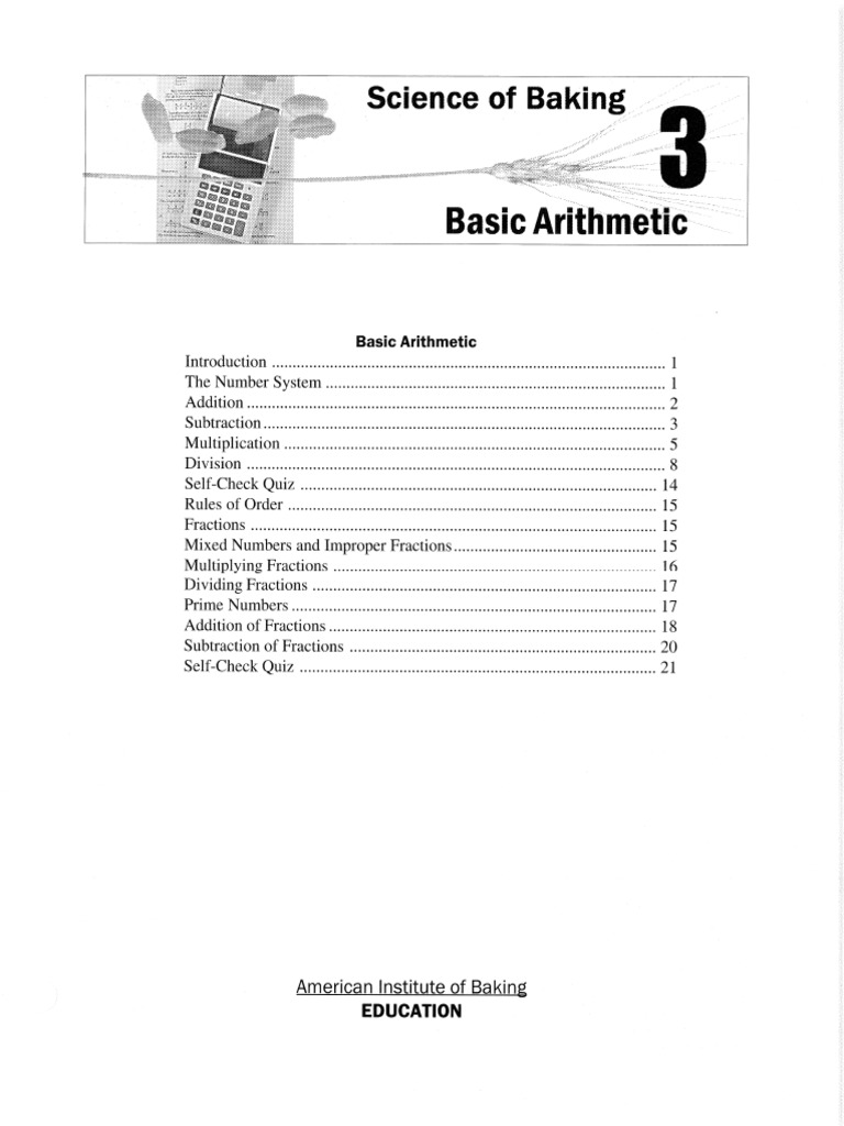 Lesson 03 - Basic Arithmetic | PDF