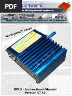 Gotech MFI X Wiring Manual | PDF | Distributor | Ignition System