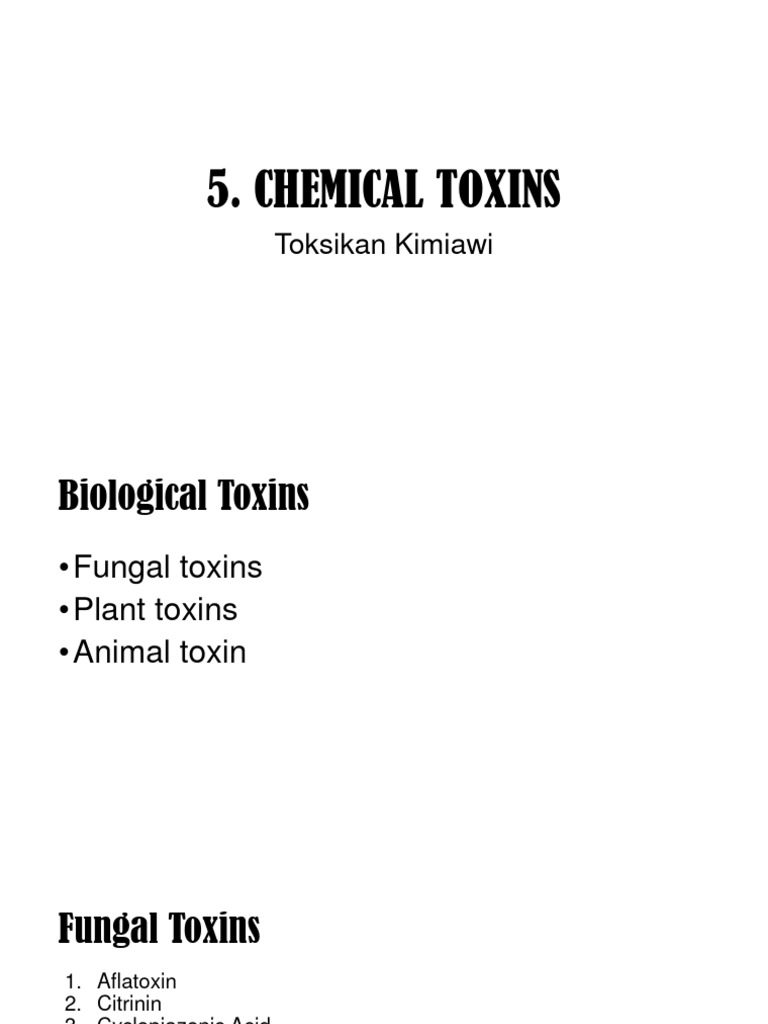 Toksikan Kimiawi | Download Free PDF | Cyanide | Potato
