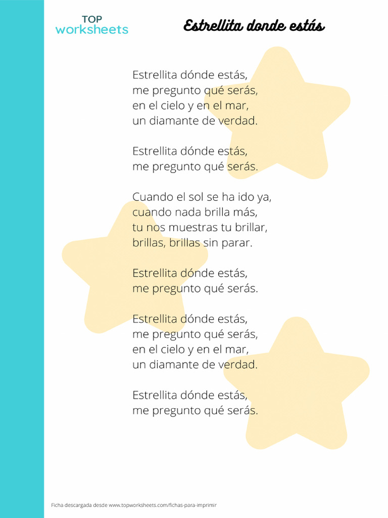 Estrellita Donde Estás | PDF