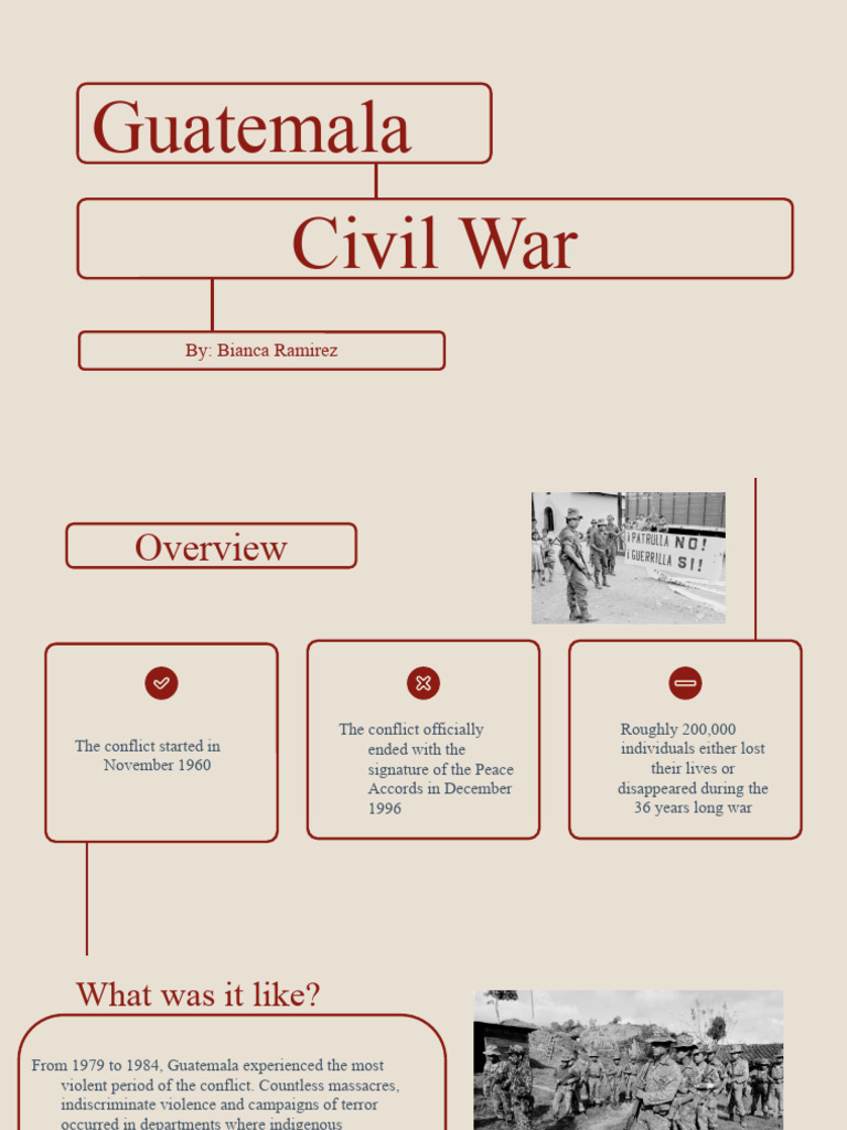 Guatemala Civil War Overview and Impact | PDF | Guatemala | Maya Peoples