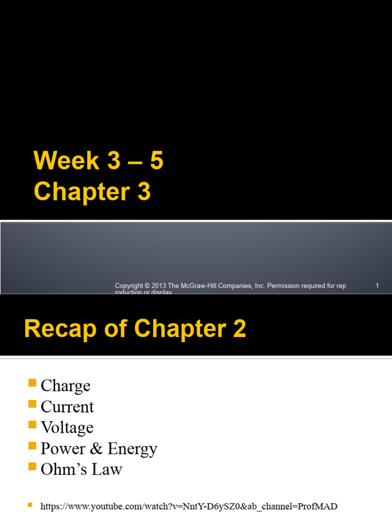 Ch 3 Lecture Slides Pdf Electrical Network Series And Parallel