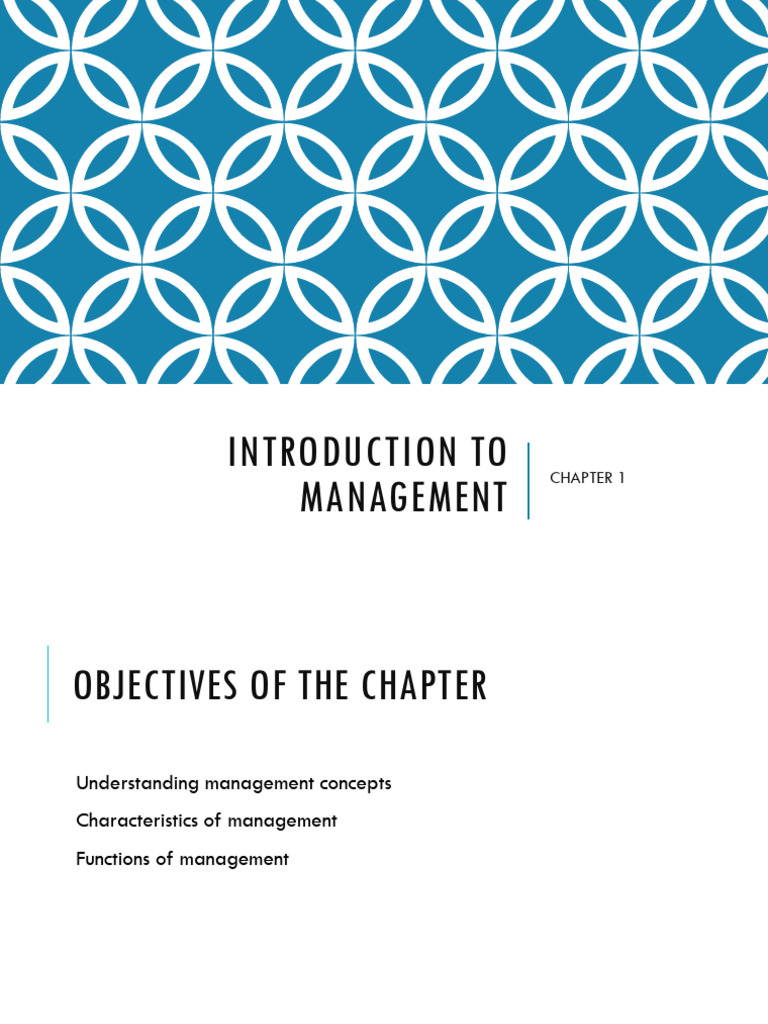 Introduction to Management Concepts | PDF | Goal | Planning