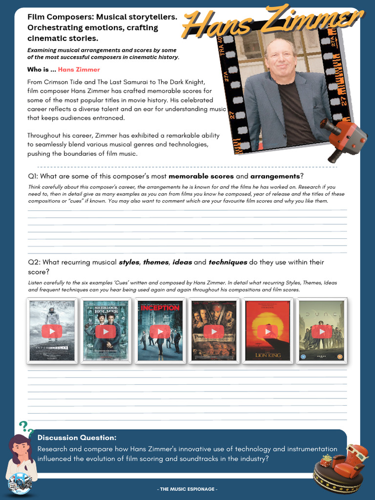 Hans Zimmer: A Legacy in Film Scoring | PDF