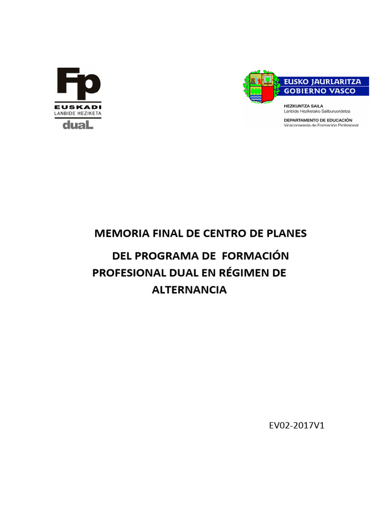 Memoria Final FP Dual Alternancia | PDF