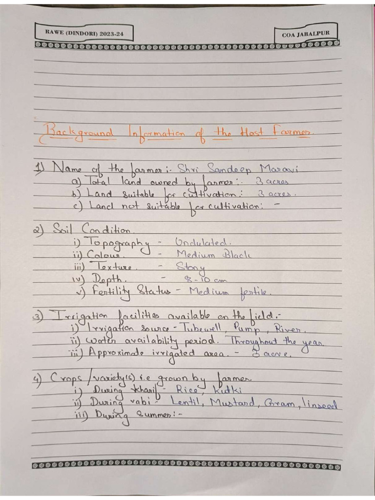 Agronomical Intervention PDF | PDF