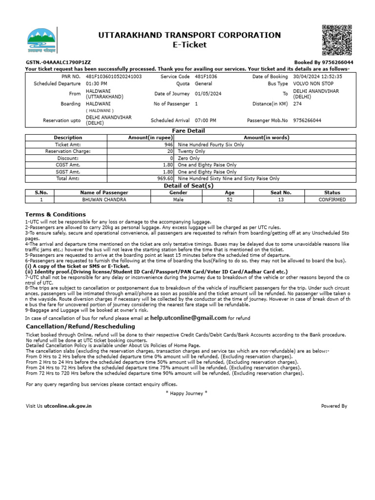 StarBus - UTC Online 4.0-3 | PDF | Identity Document | Transport