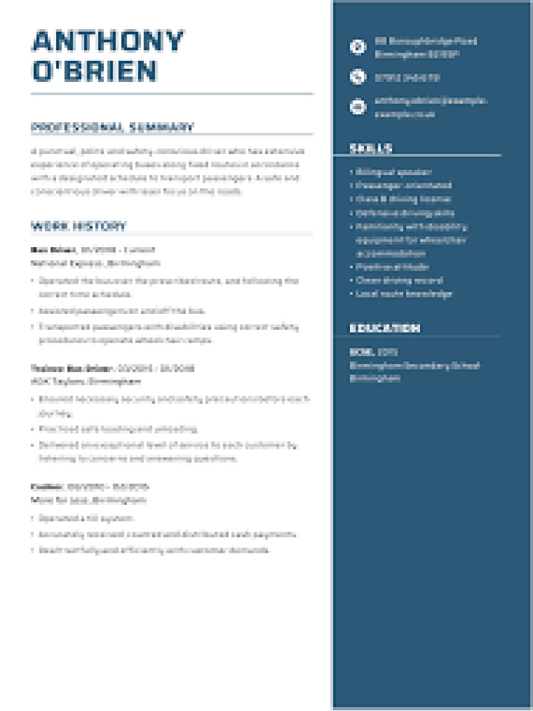 Uk CV | PDF