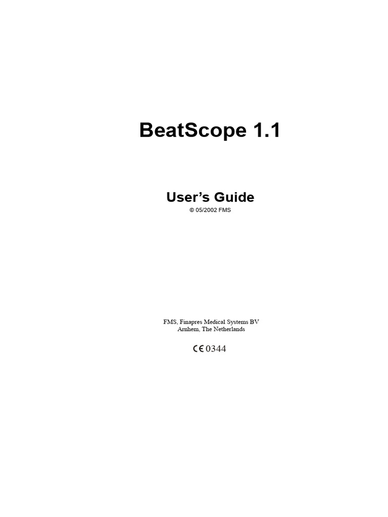 Beatscope - Ug - Manual | PDF | Pulse | Computer File