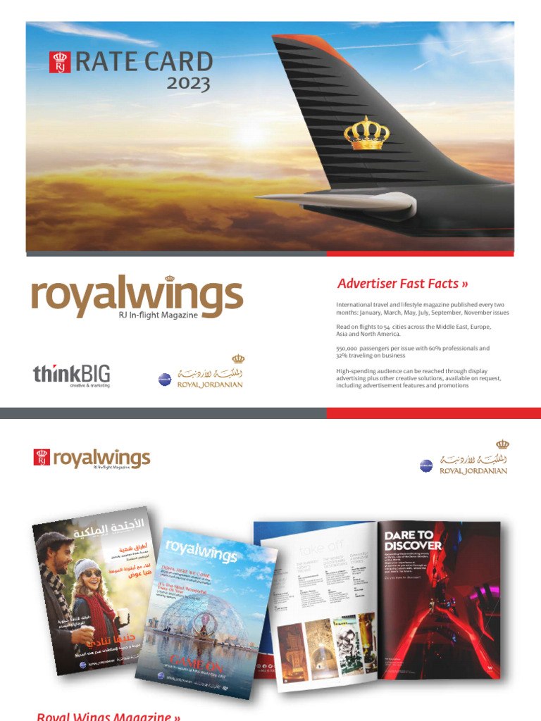 Royal Wings Rate Card 2024 | PDF