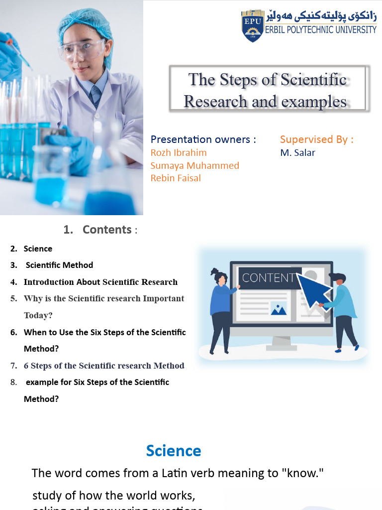 The Steps of Scientific Research | PDF | Experiment | Science