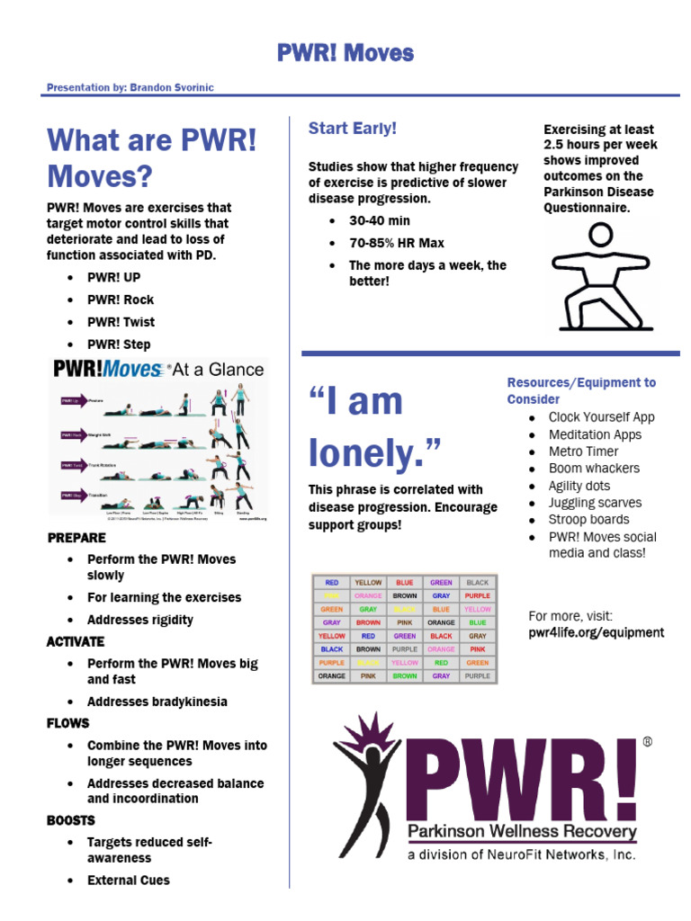 PWR Moves Inservice Handout | Download Free PDF | Neuroscience ...