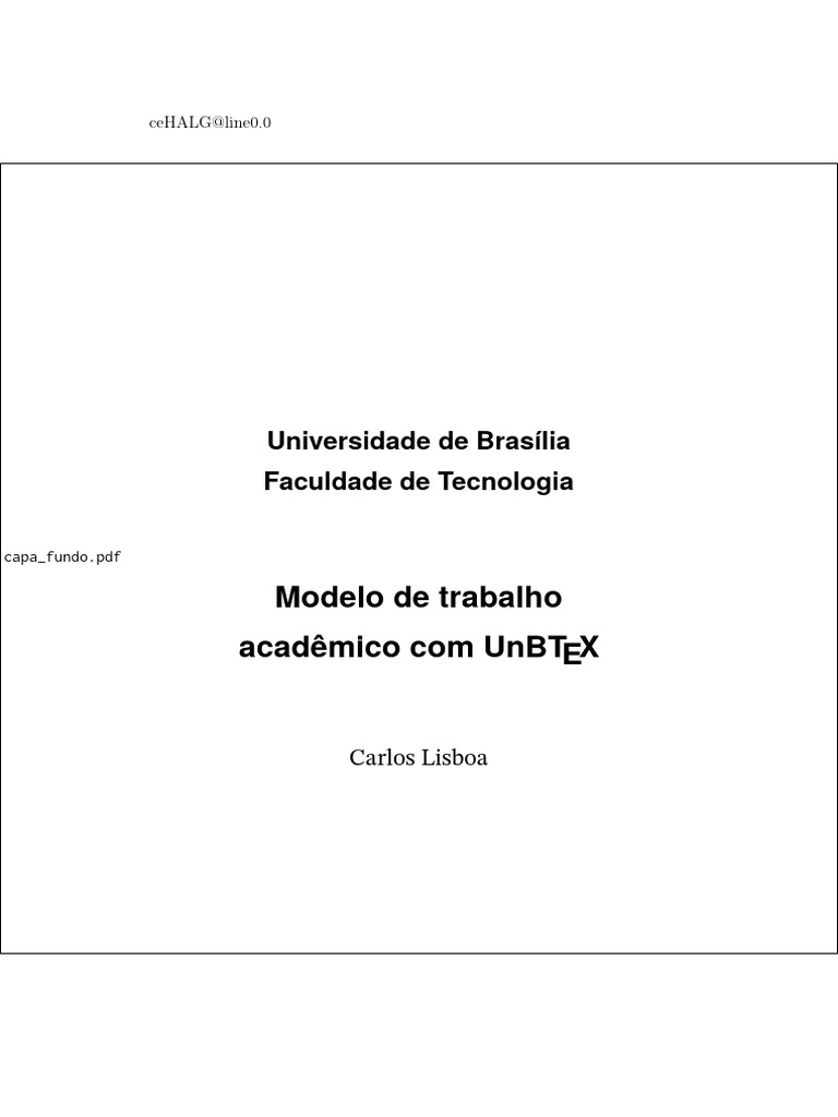 Modelo UNB | PDF | Science