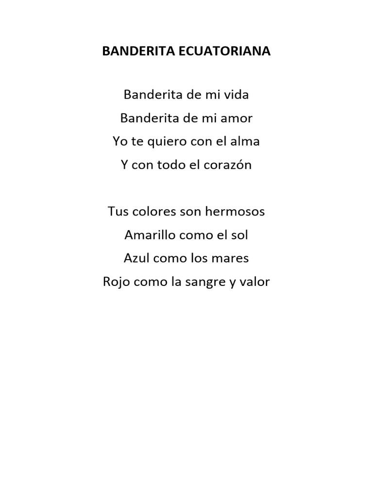 Banderita Ecuatoriana | PDF