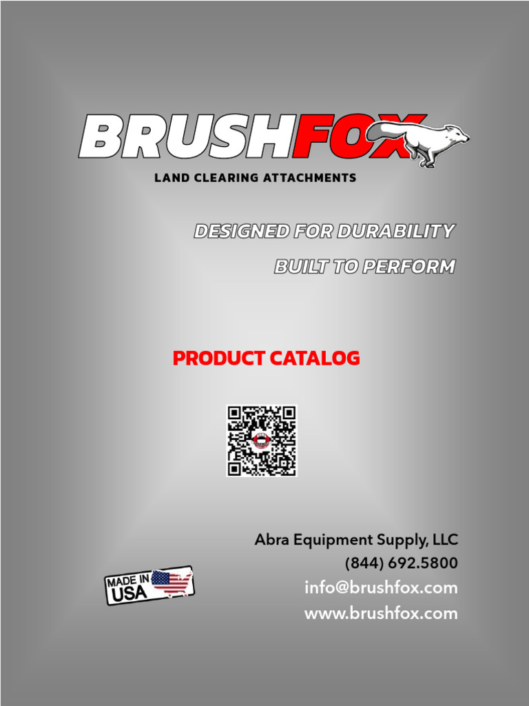 2023 Brushfox Brochure May2023 | PDF | Manufactured Goods | Mechanical Engineering