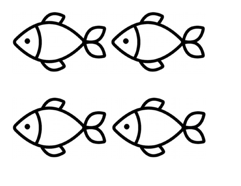 Colorear y Recortar Peces | PDF