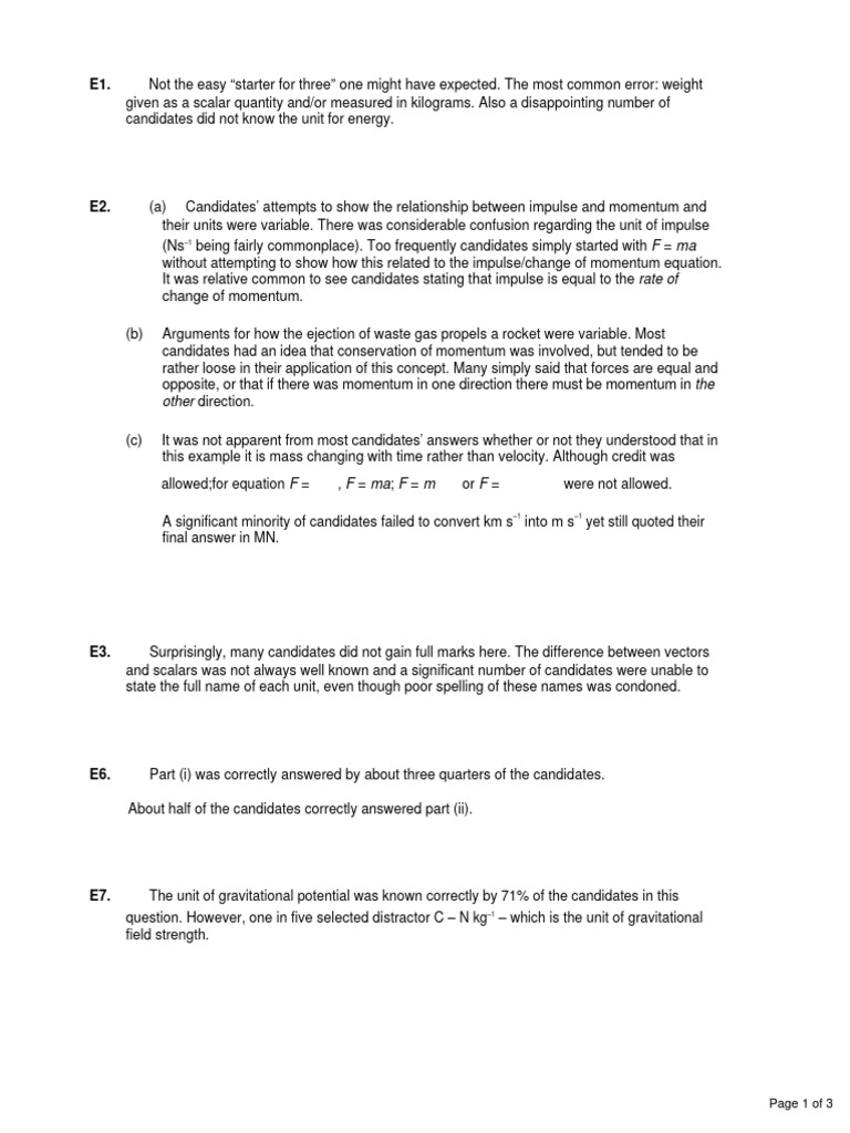 Measurements and Their Errors ER | PDF | Momentum | Motion (Physics)