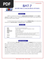 Ficha Tecnica Bat-7 | PDF | Inteligencia | Cociente de inteligencia