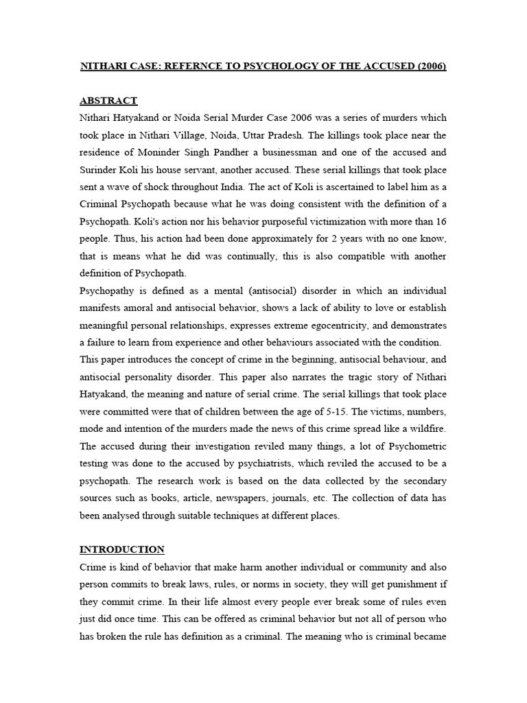 Medical T Assignment Pdf Psychopathy Psychological Concepts