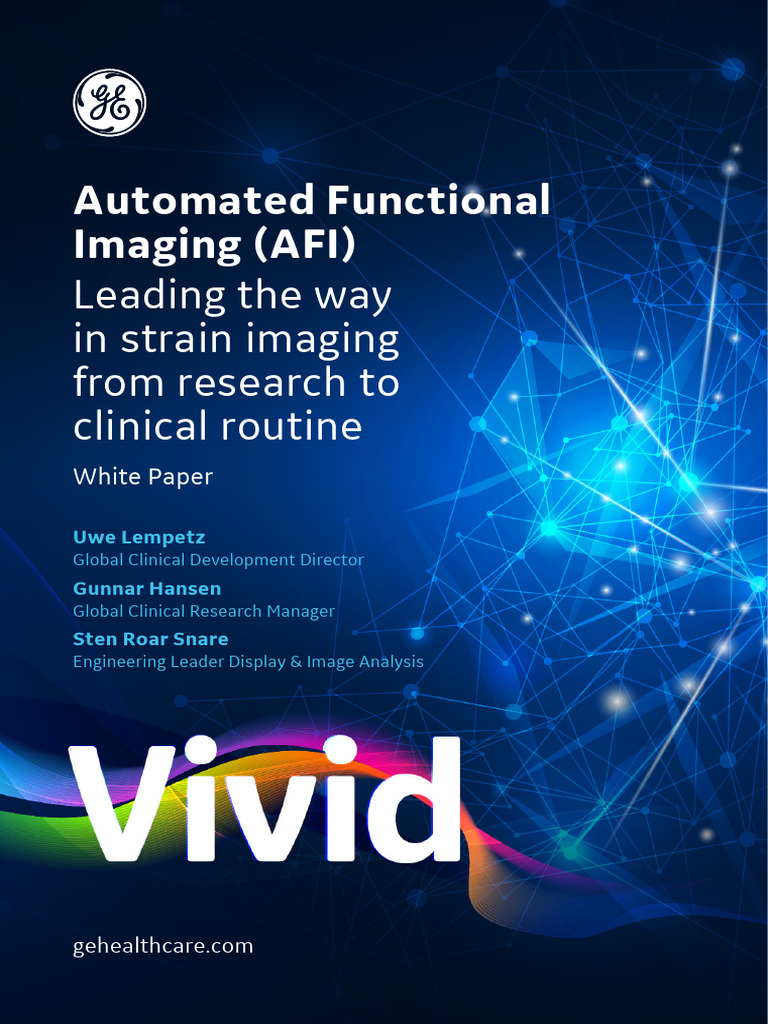 AFI Leading The Way JB16411XX | PDF | Medical Imaging | Echocardiography