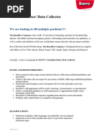 Data Encoder Job Description | PDF