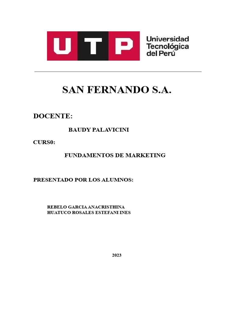 (ACP-S02) Tarea Calificada 2 - T01 | PDF | Business | Perú